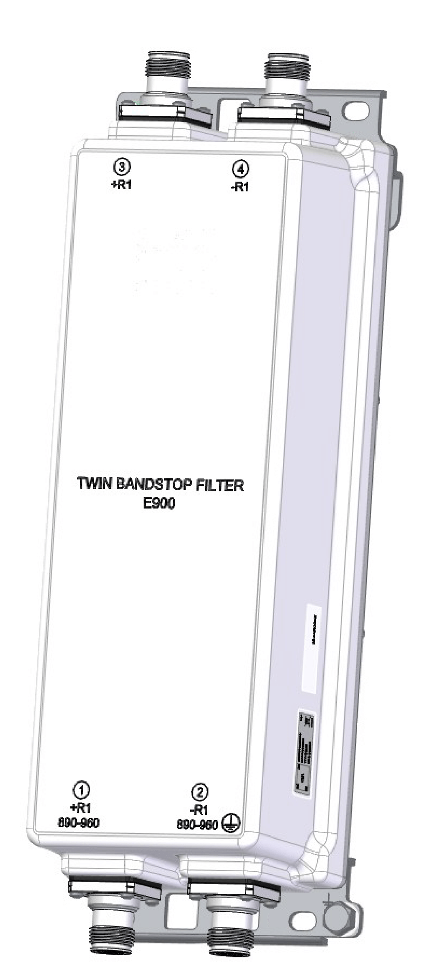 Kaelus BSF0021F1V1-1 | TWIN BANDSTOP 900MHz FILTER | Kaelus