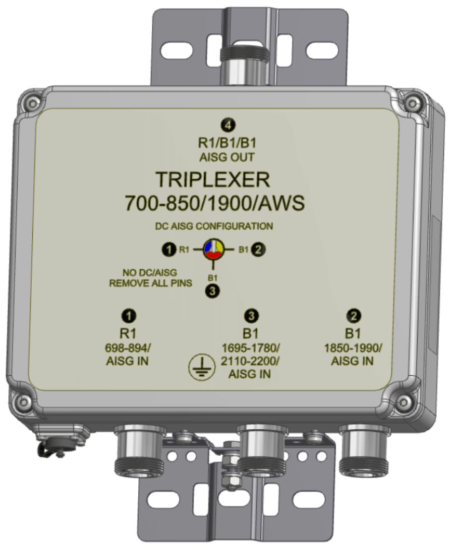 Kaelus TBC0030F2V1-1 | TRIPLEXER 700-850/1900/AWS | Kaelus