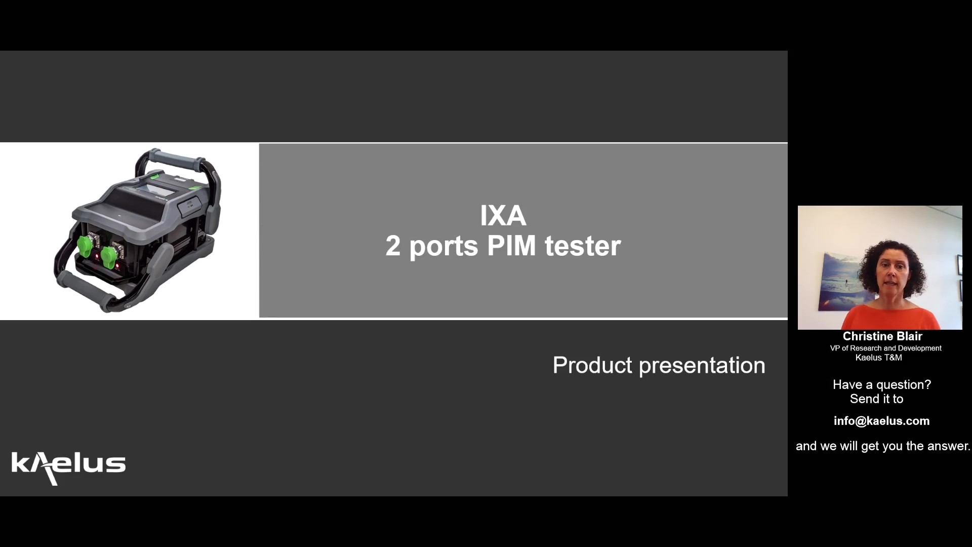 Videos | PIM Testing | Sweep Testing | Kaelus