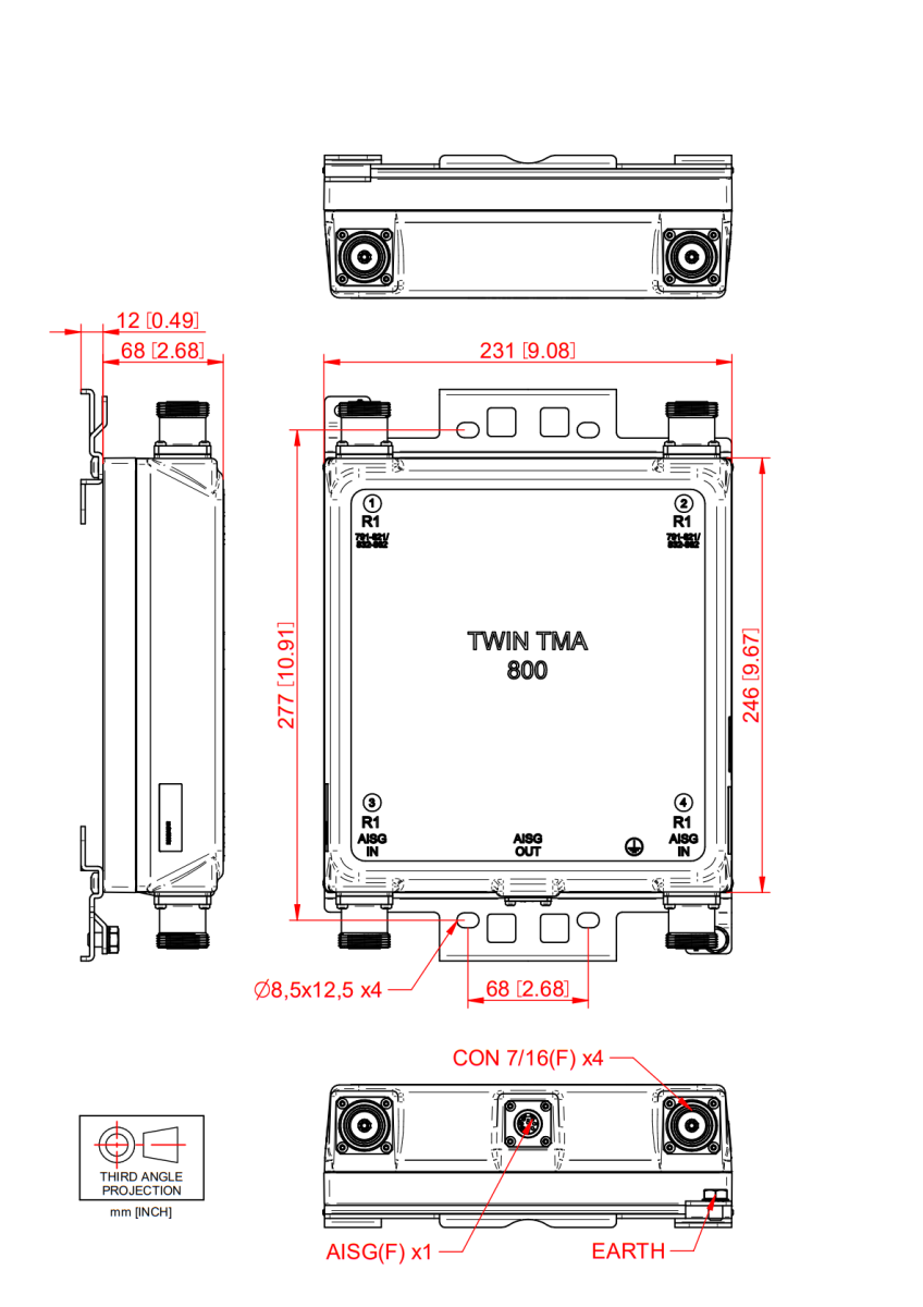 Kaelus TMA2146 | MI-137 | TWIN TMA 800 | Kaelus